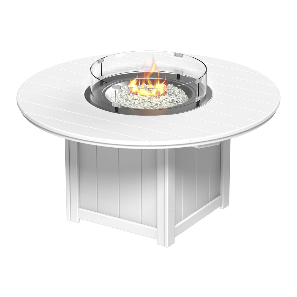 LuxCraft - Lumin Fire Pit 60" Round - Select Dining - Counter or Bar H ...